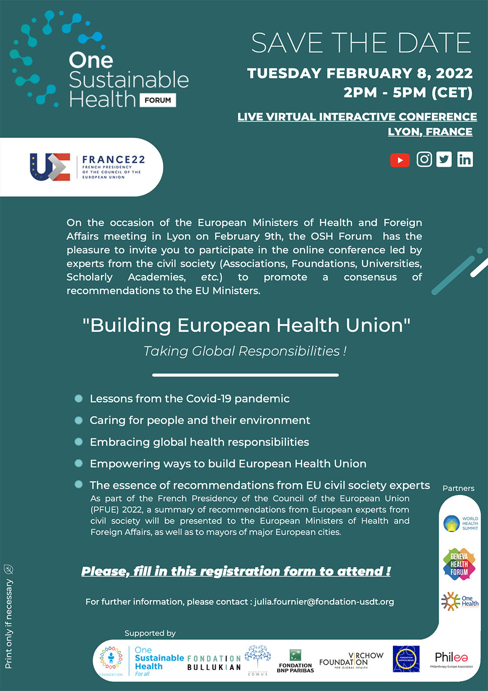 "Building European Health Union" - Virchow Foundation | The Virchow ...